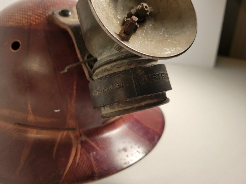 Vintage Rare MSA 1930s Skullgard Miners Hat With Justright Light USA - Etsy
