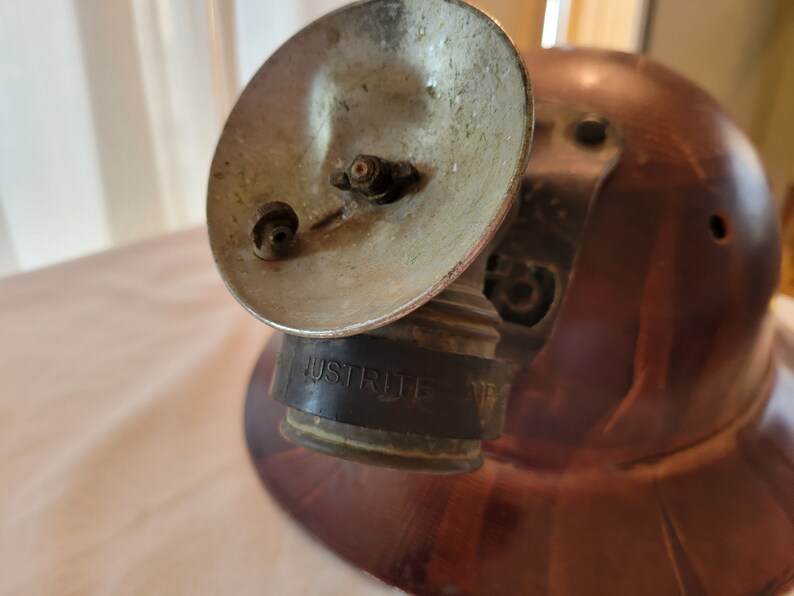 Vintage Rare MSA 1930s Skullgard Miners Hat With Justright Light USA - Etsy