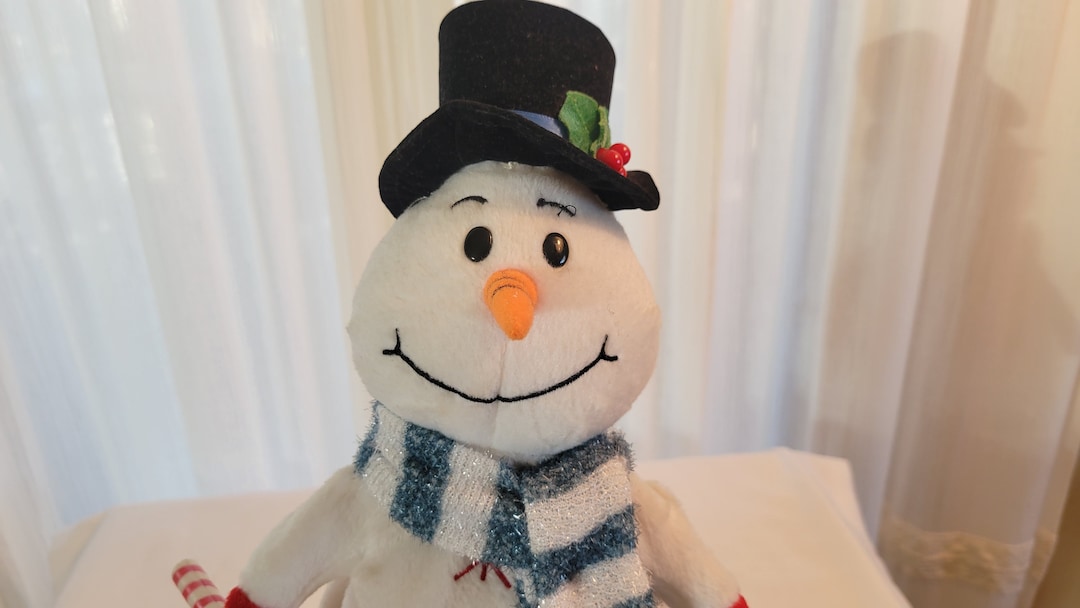 Vintage 2000s Gemmy Snowman Sings i Got the Power - Etsy