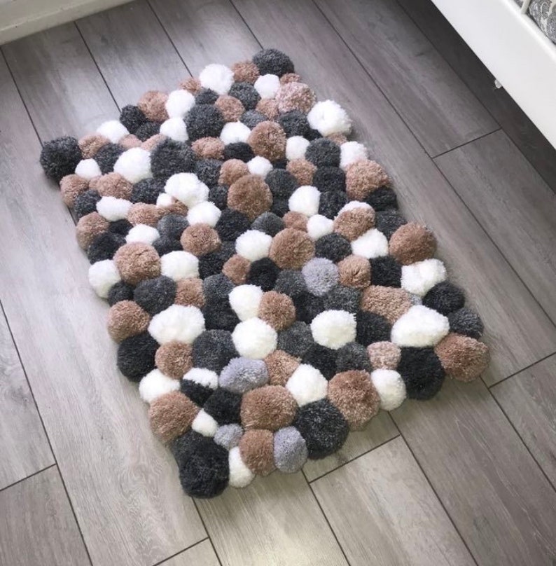 Pom Pom Rugs - Etsy