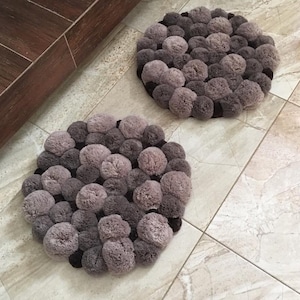Pom Pom Rugs - Etsy