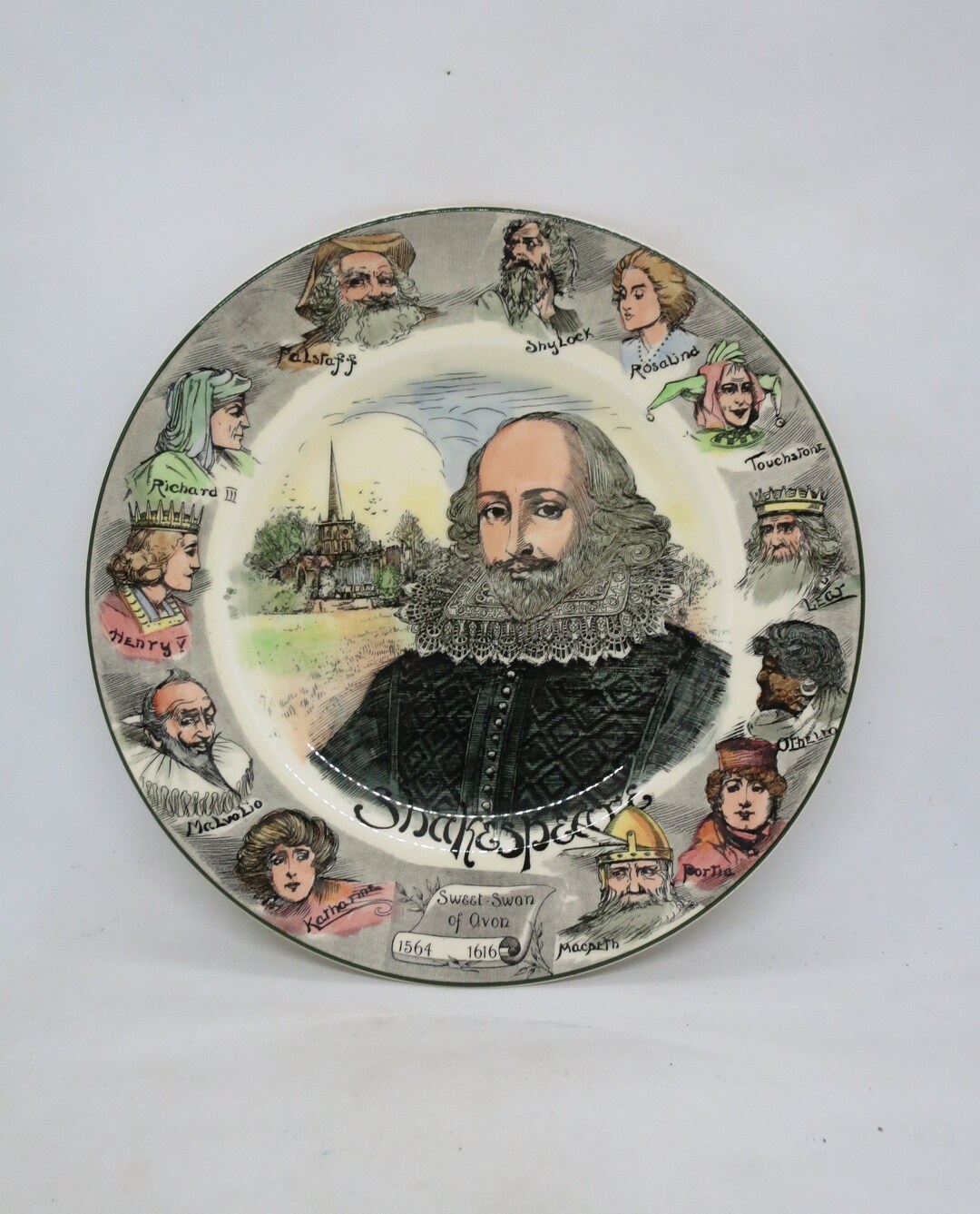 Royal Doulton Shakespeare Bone China Decorative Plate - Etsy