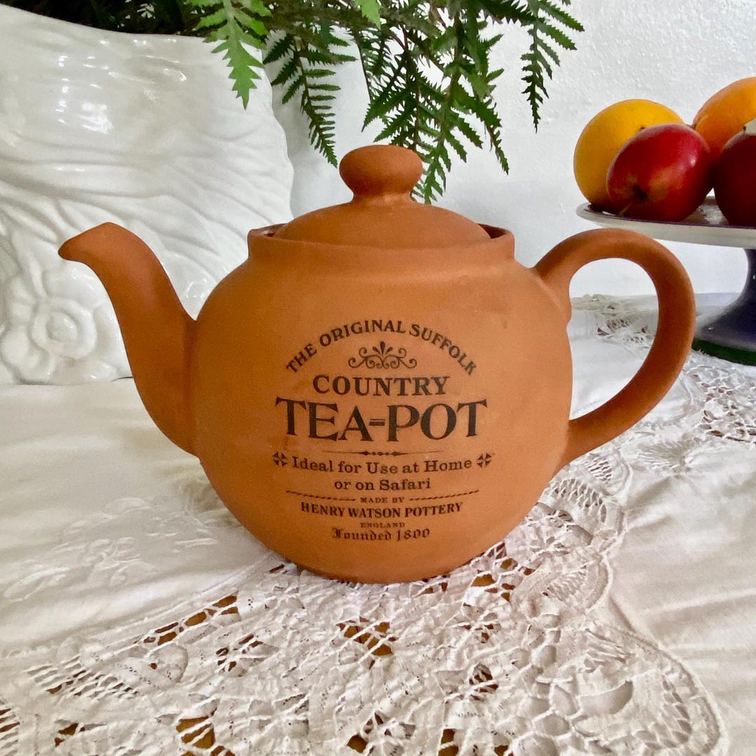 The Original Suffolk Country Teapot Vintage Henry Watson Rustic ...
