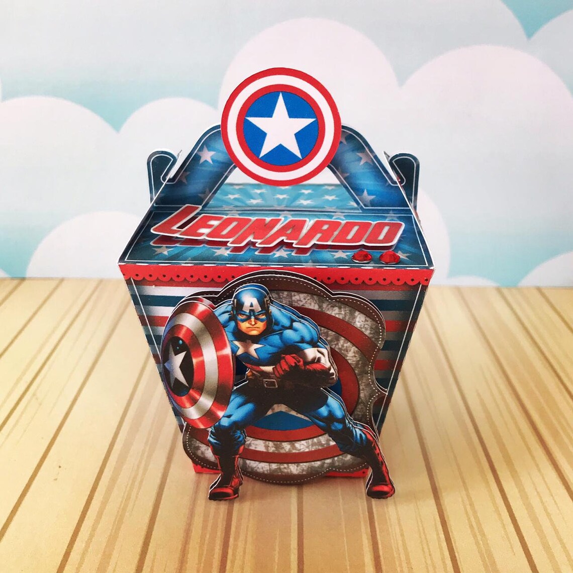 Super Heroes PRINTABLE Party Favors Boxes Personalized, Party Supplies ...