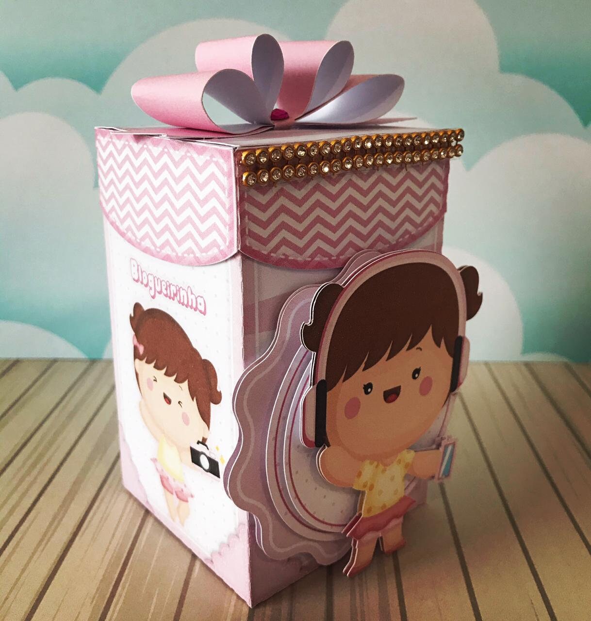 MINI BLOGGER, YOUTUBER Printable Favors Boxes Personalized, Party ...