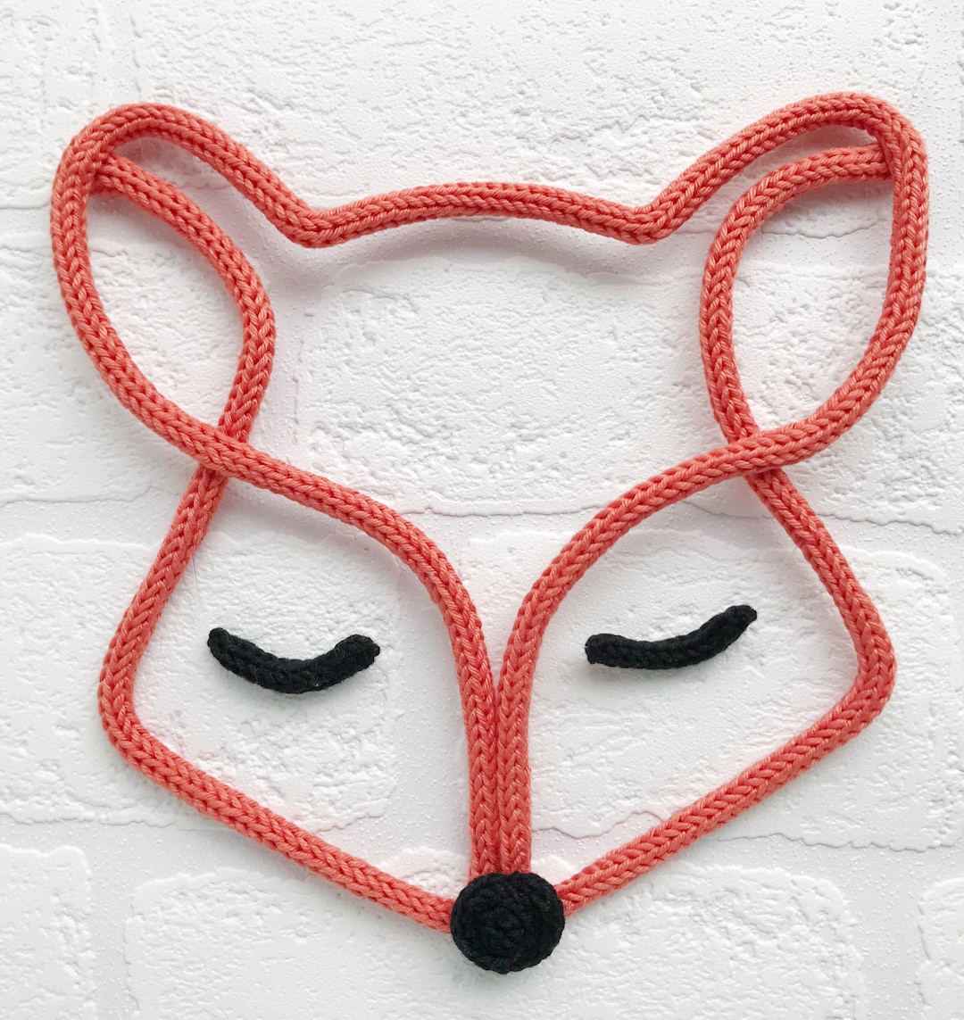 Knitted Wire Fox Nursery Decor - Etsy