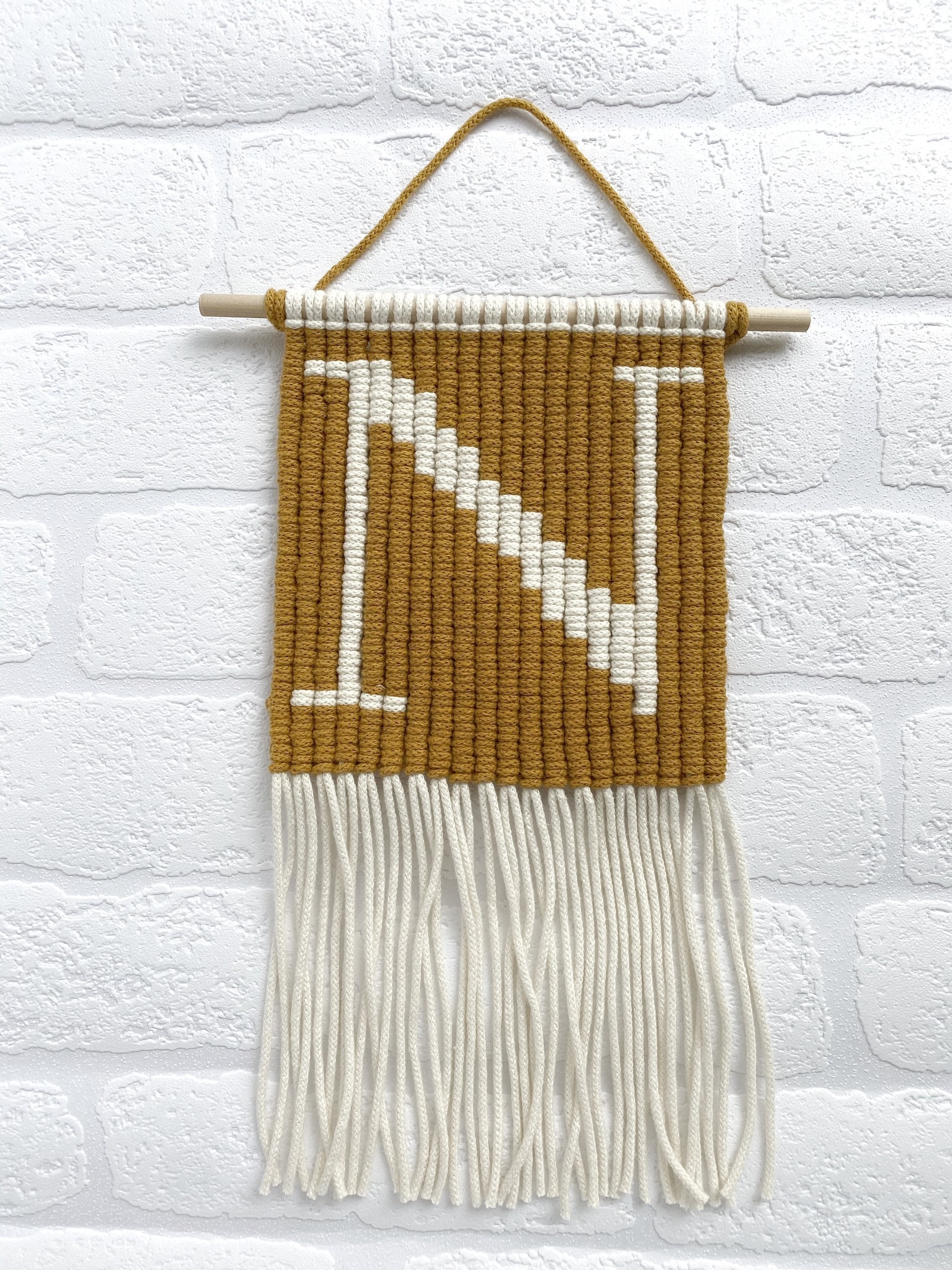 Macrame Letter Wall Decor, Kids Room Wall Hanging, - Etsy