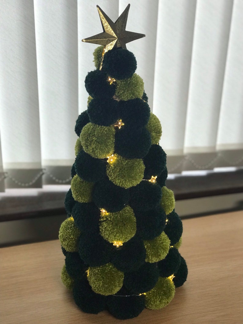 Pom Pom Christmas Tree - Etsy