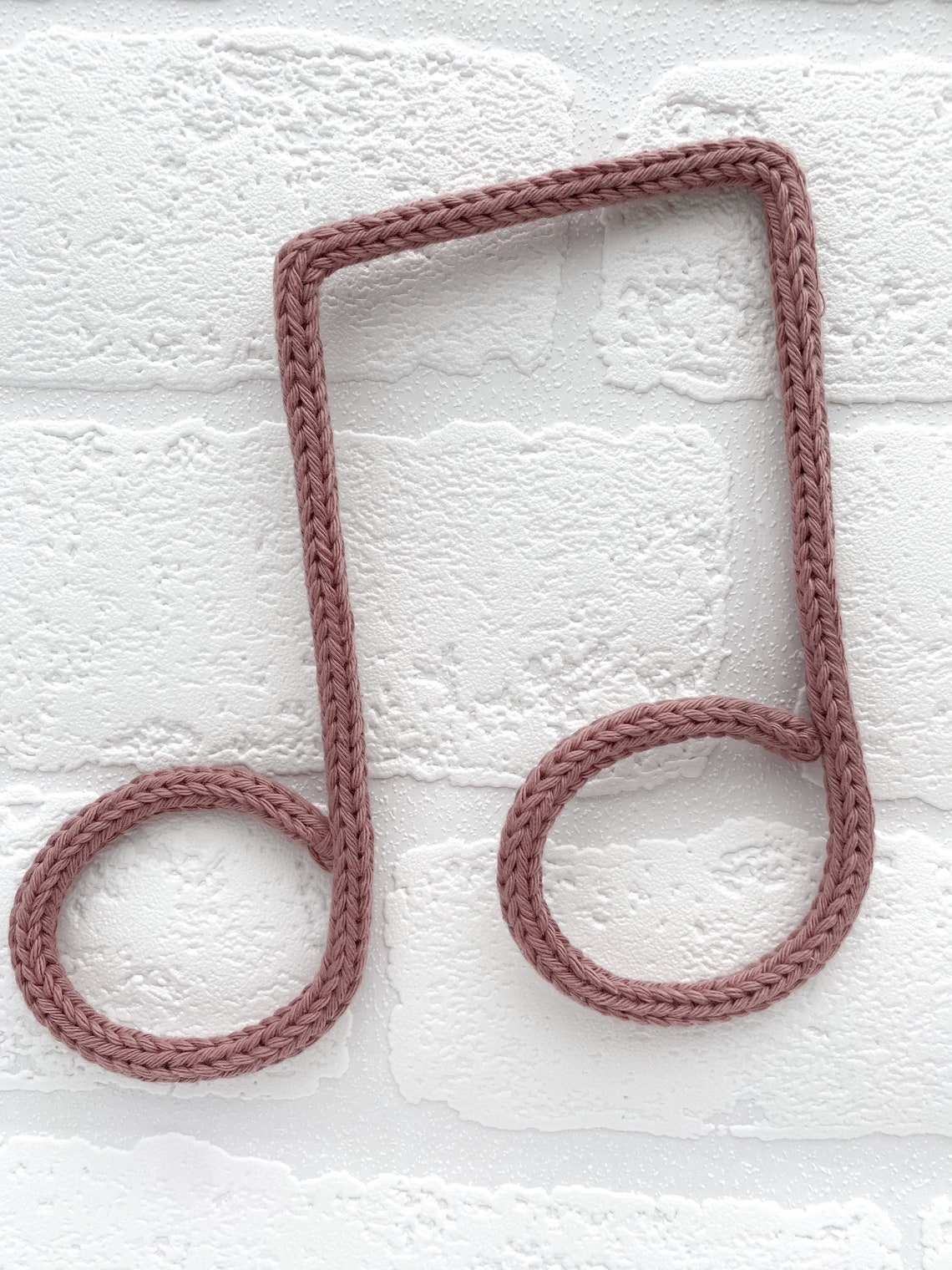 Knitted Wire Musical Notes Tricotin Wall Decor Hanging - Etsy