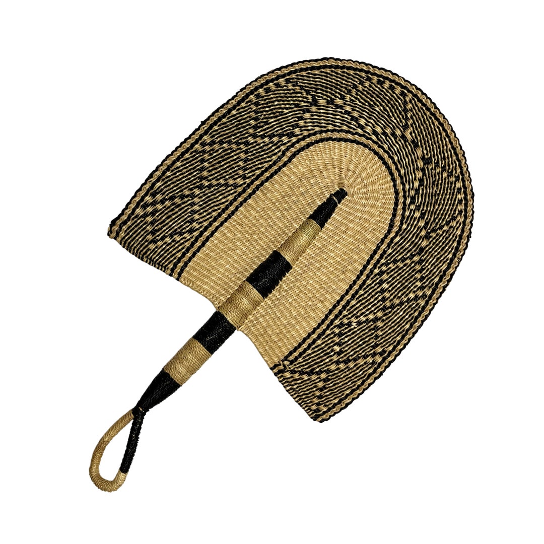 African Fan Handwoven Fan Decorative Fan African Wall Fan Straw Woven ...