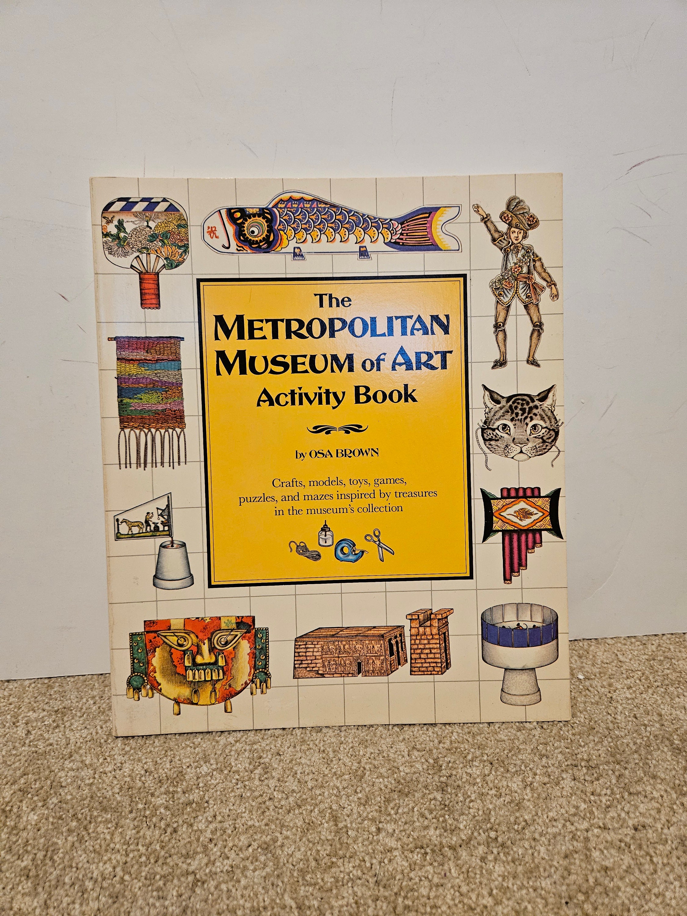 The Metropolitan Museum of Art Activity Book by Osa Brown Art Book, Art ...