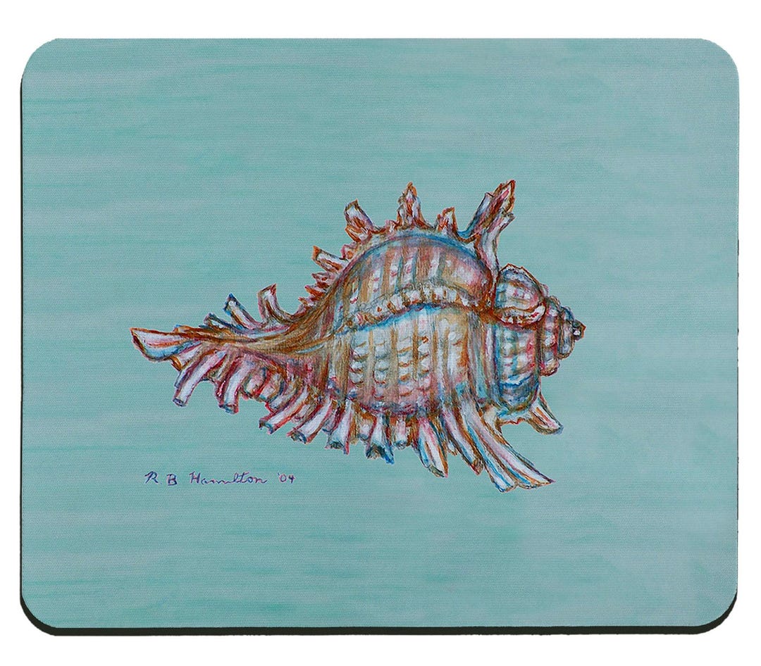 Conch Shell Mousepad - Etsy