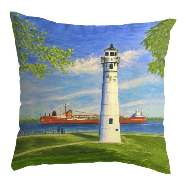 Lighthouse Pillow - Etsy