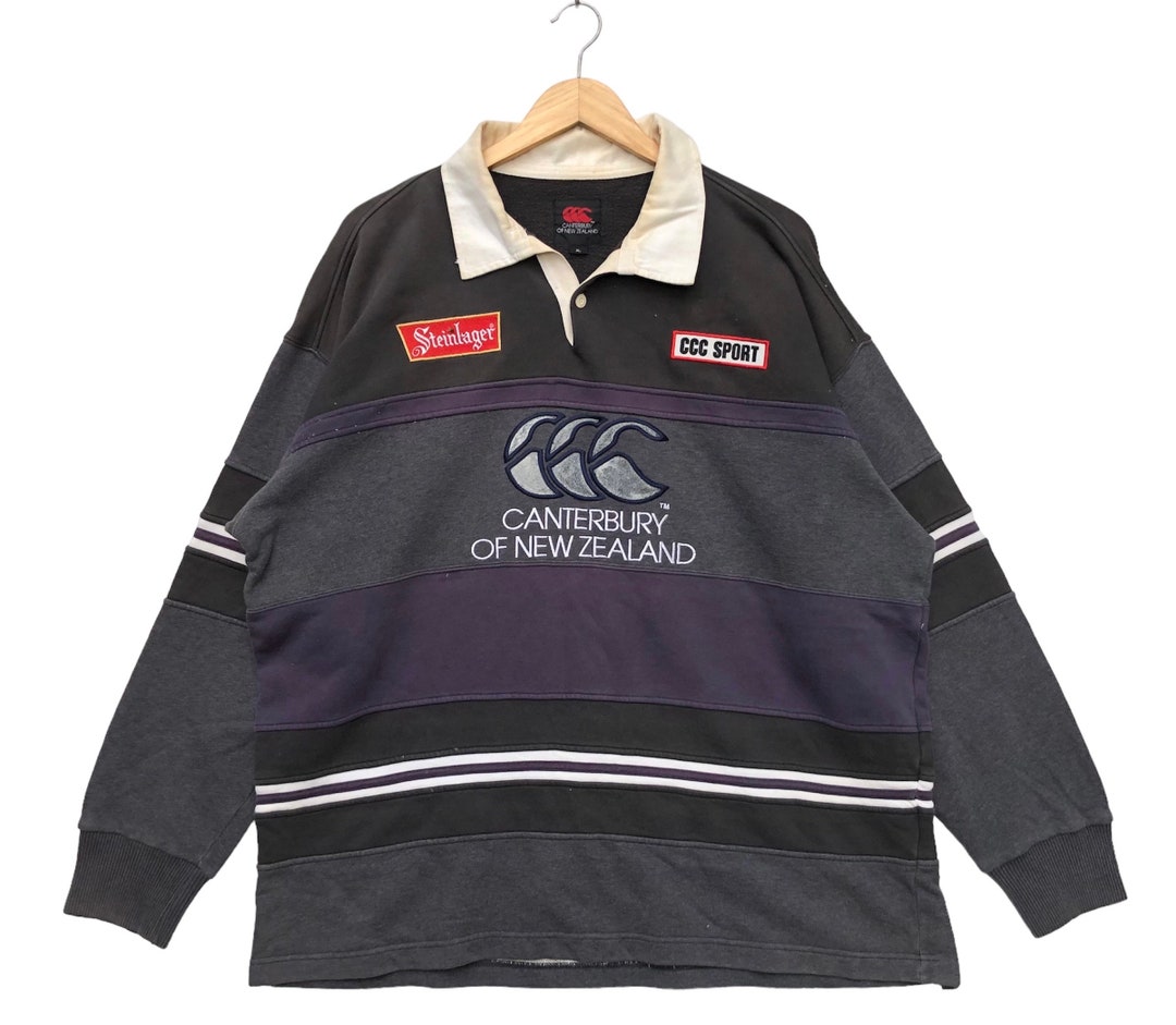 Vintage 90s CCC Sport Steinlager Canterbury of New Zealand Embroidered ...