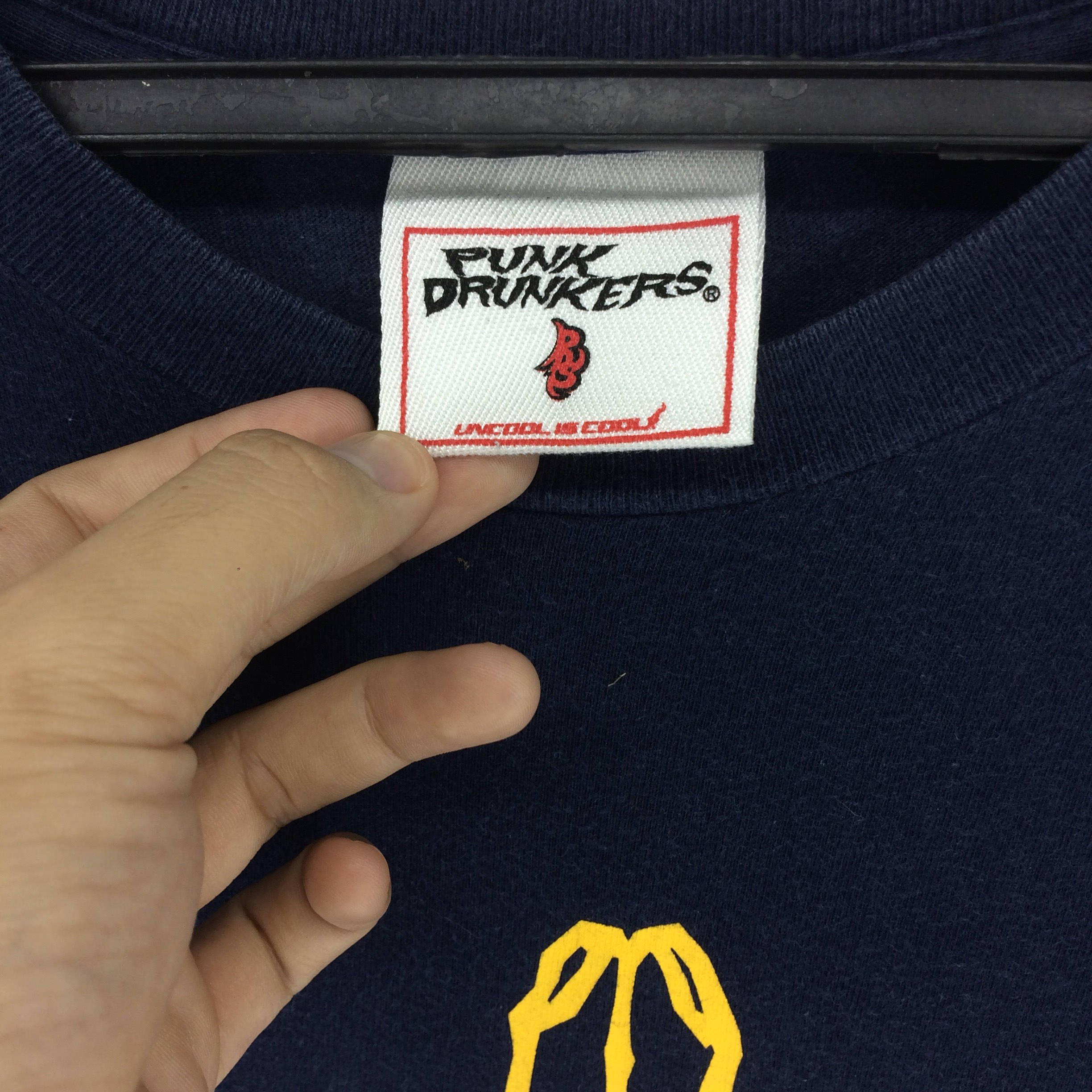 Hot Item Punk Drunkers Logo T-shirt Punk Drunkers Uncool is Cool T ...