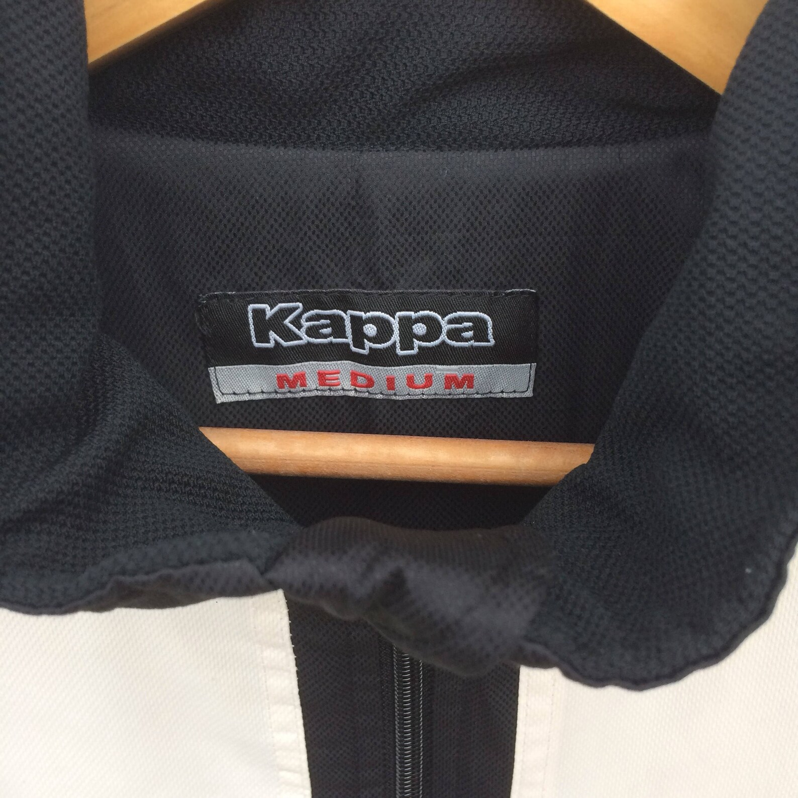 Vintage 90s Kappa Medium Logo Jacket | Kappa Black and White Jacket ...