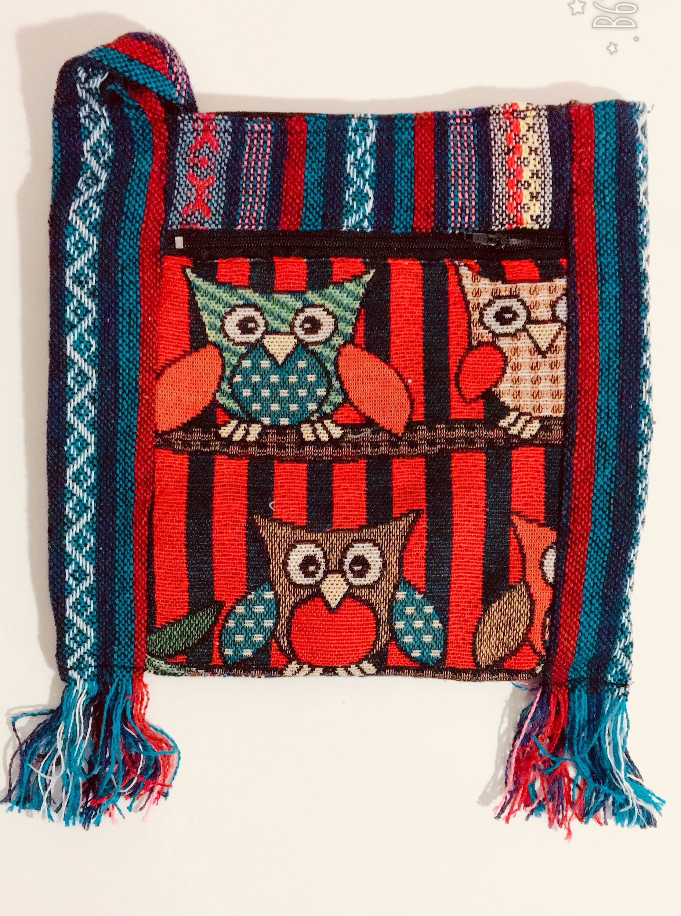 Elephant and Owl Hmong Fabric Bag , Crossbody Bag - Etsy