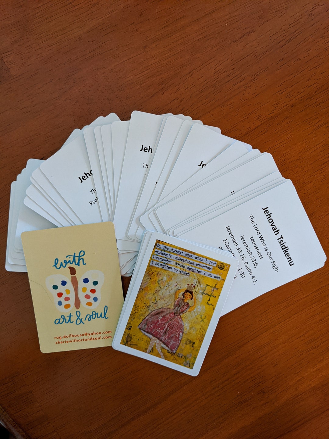 Names of God Card Deck - Etsy