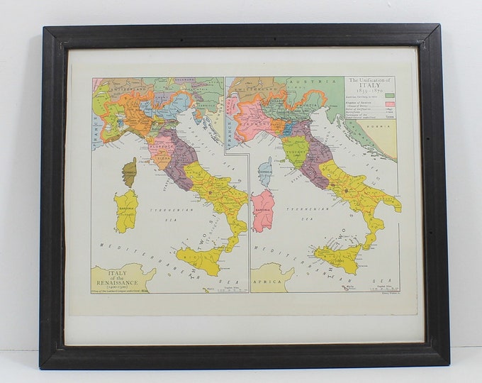 Italy 1840, Before Unification of the Various States, Italian History ...