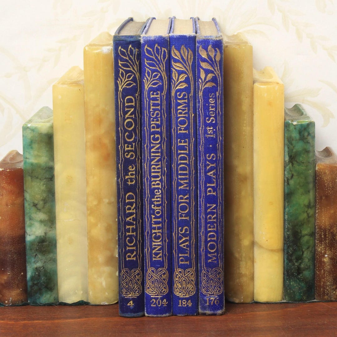 Lote de libros azules antiguos para exhibición - Etsy México