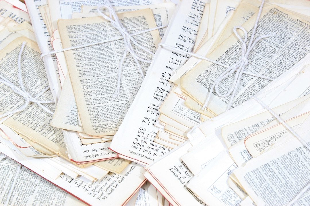 50 Old Bible Pages for Bible Study Journal, Christian Journal ...