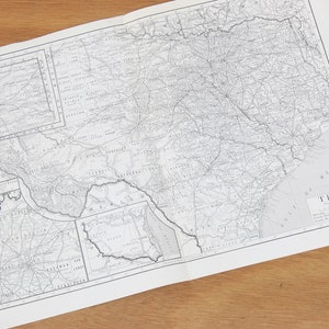 1910 Map of Texas - A3 Map - Unframed Map - Etsy