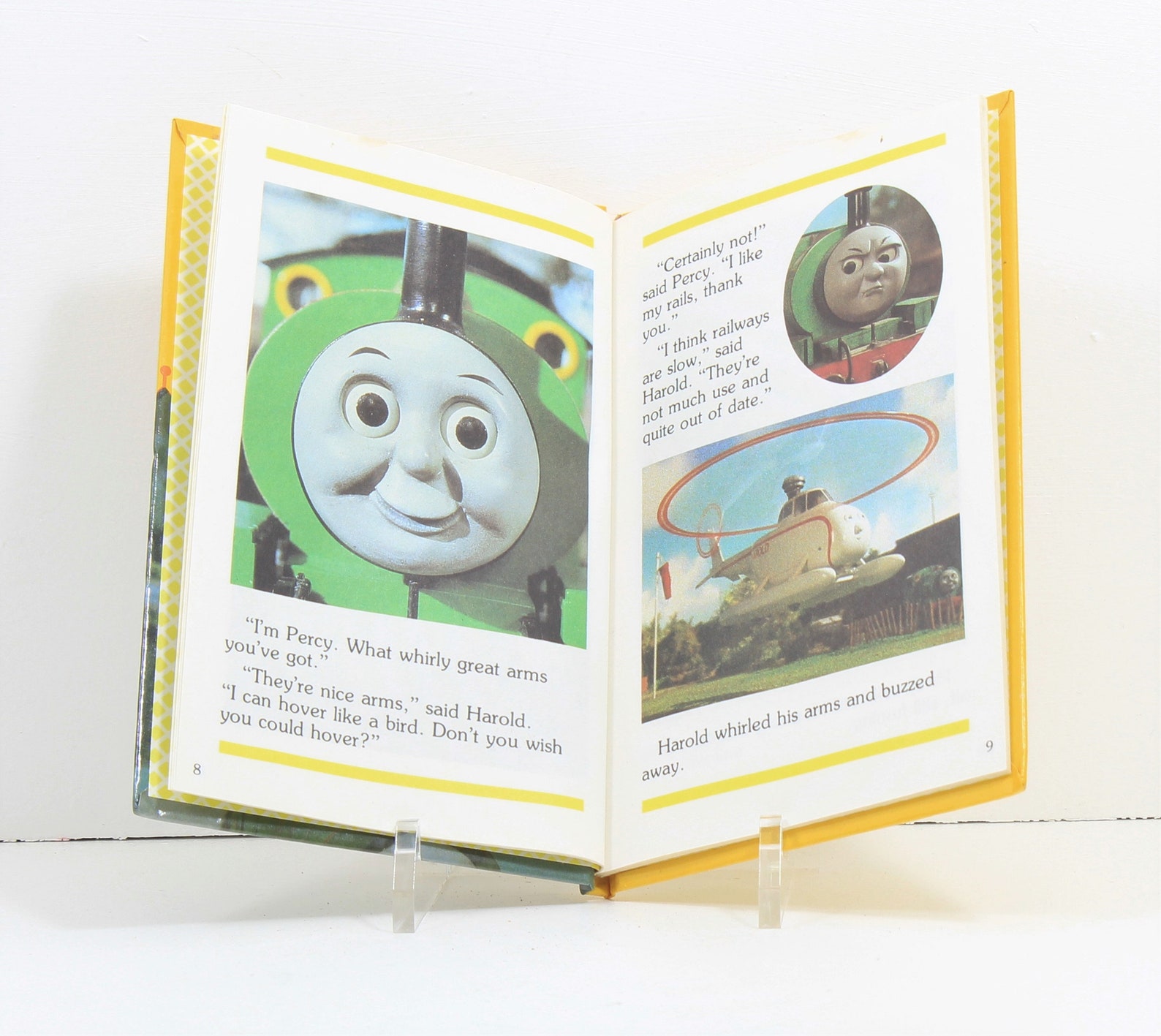 Thomas the Tank Engine Ladybird Book - Percy and Harold and Percy Takes ...