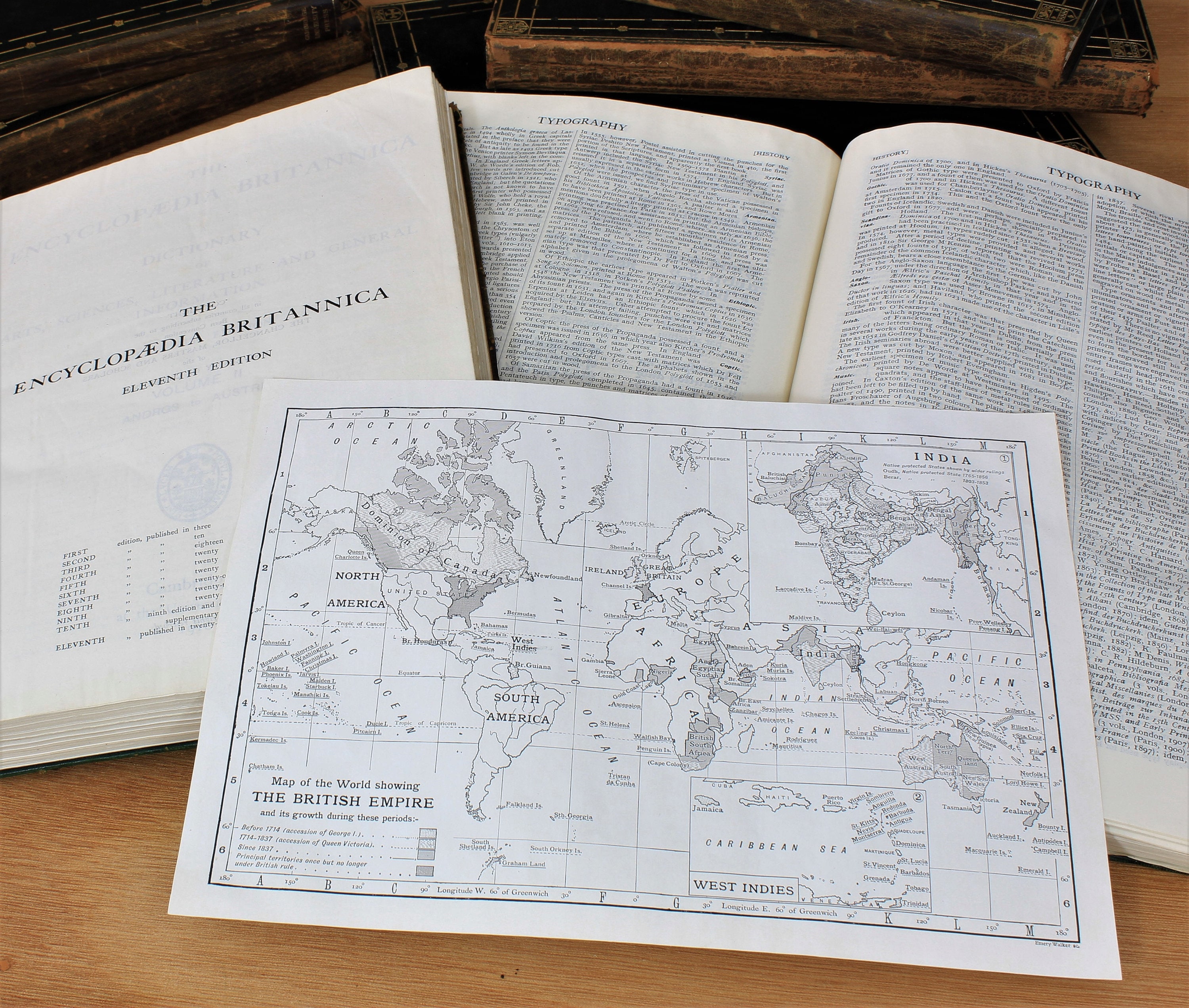 World Map Showing the British Empire 1714 to 1910 - Printed in 1910 - Etsy