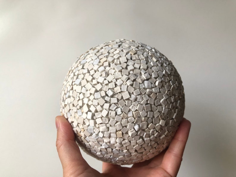 Broken China Mosaic Decorative Gazing Ball, Sphere, Globe. Crockery ...