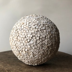 Broken China Mosaic Decorative Gazing Ball, Sphere, Globe. Crockery ...