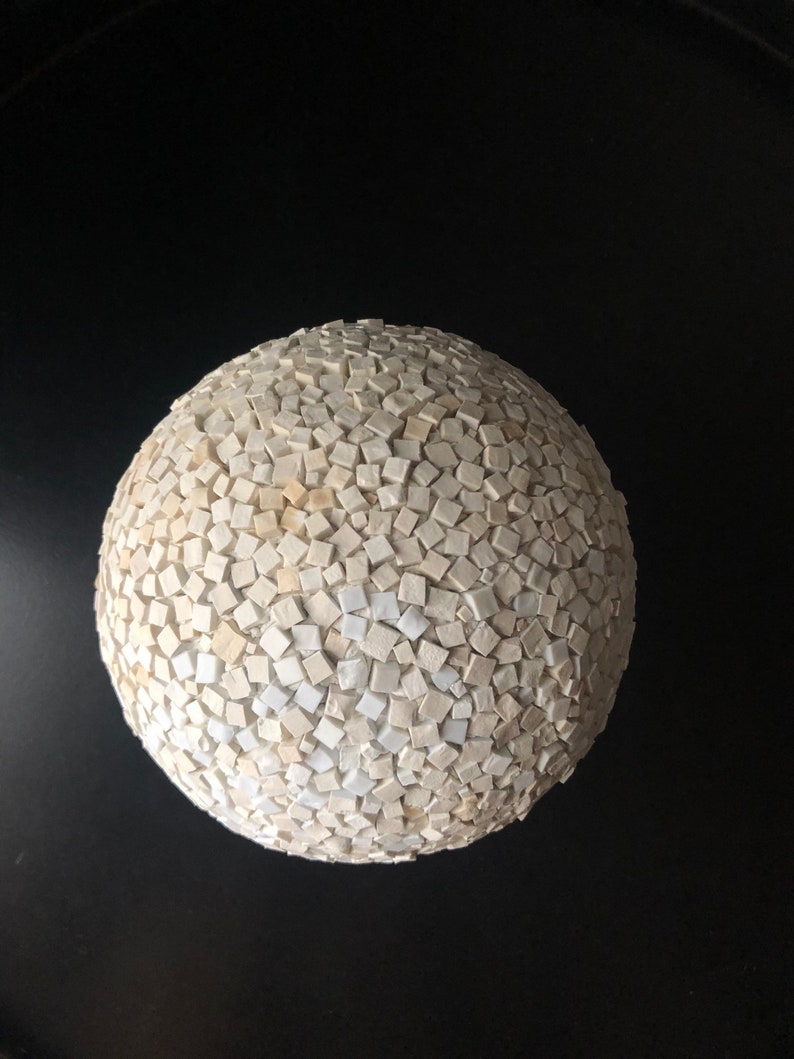 Broken China Mosaic Decorative Gazing Ball, Sphere, Globe. Crockery ...