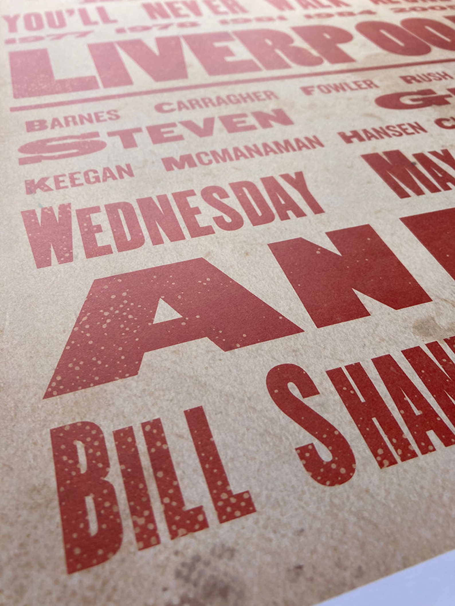 Liverpool FC Print (vintage Style) - Etsy