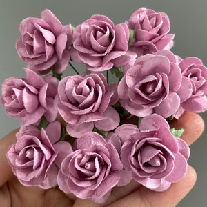 28 Mm. Roses Mulberry Paper - Lilac / Light Purple Color | Halloween ...