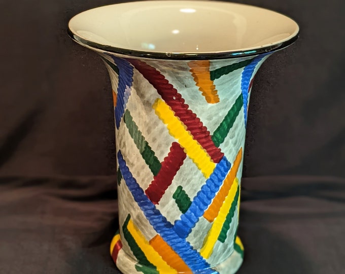 SMF Schramberg Tall Flared Vase Wheelock Black Forest Pottery Eva ...