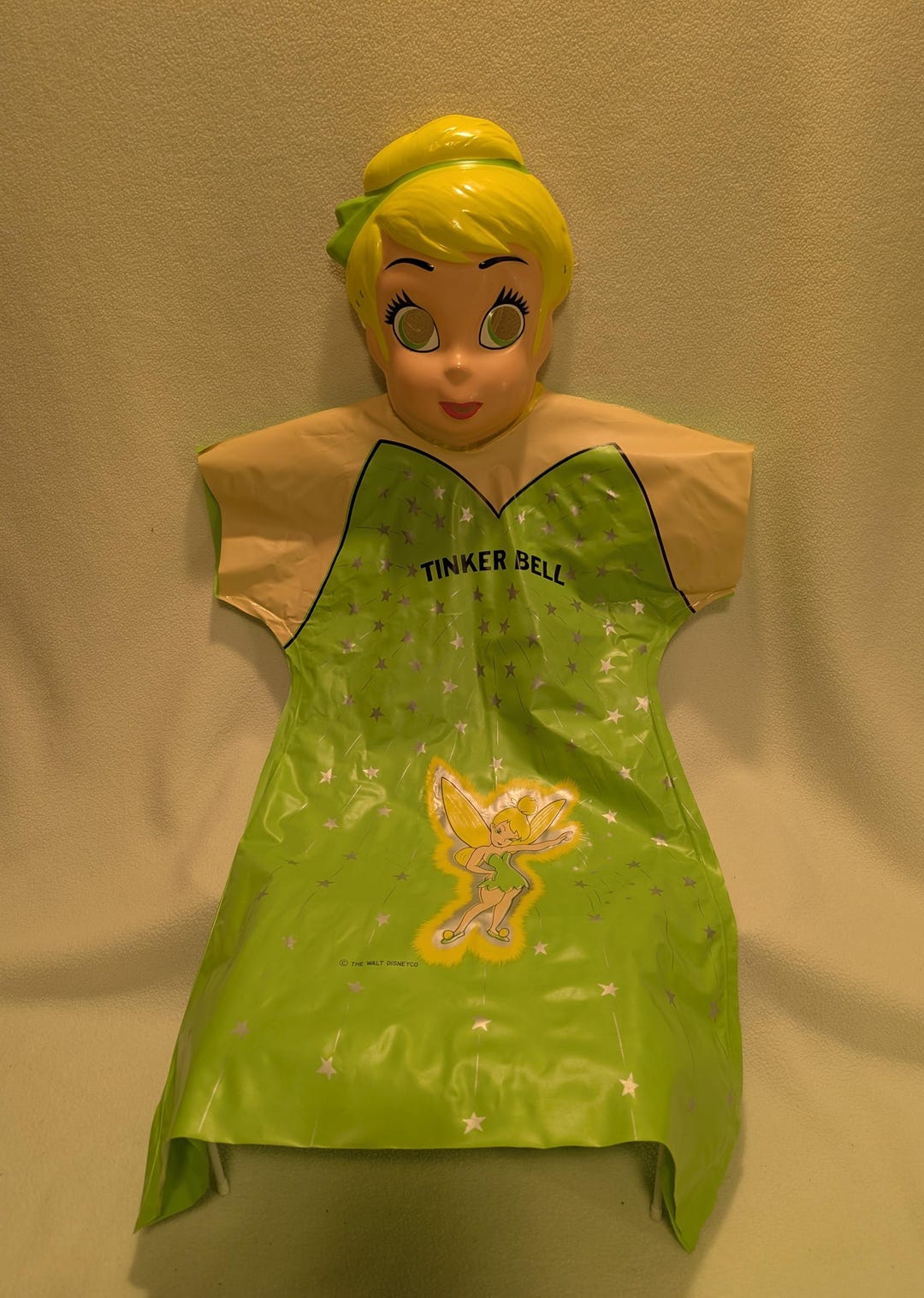 Tinkerbell Walt Disney Ben Cooper 1985 Halloween Costume and Mask ...