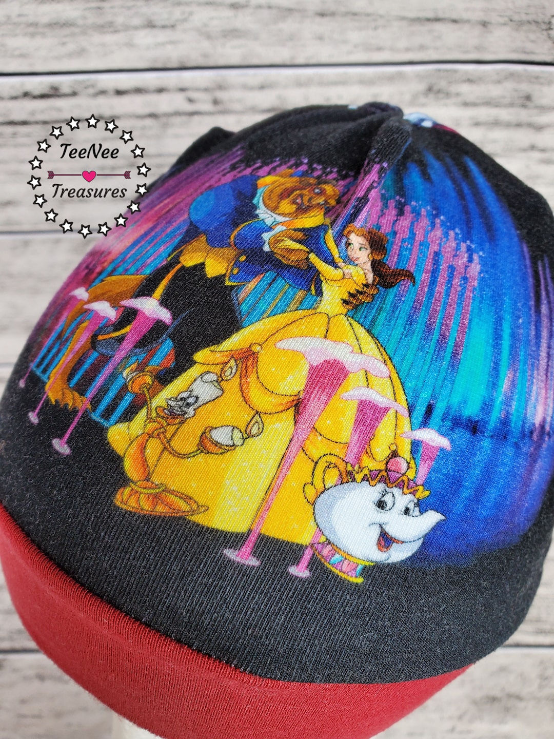 Beauty and the Beast Princess Beanie - Child Size - Etsy