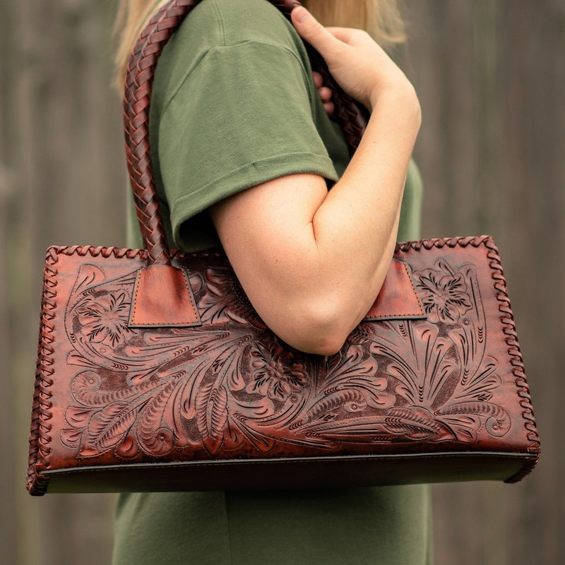 Hand Tooled Leather - Etsy