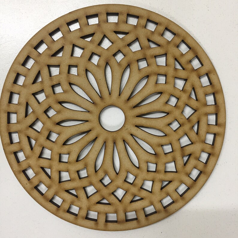 6 Mandala Designs for LASER CUT Vector FILE Cdr Dxf Eps for Laser Cut ...