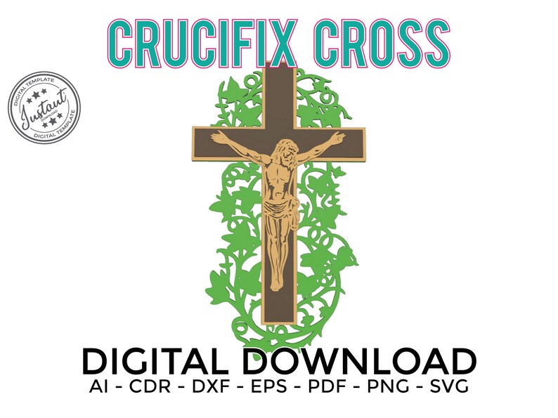 Layered EASTER Crucifix Cross Laser Cut Laser Cut Patterns - Etsy
