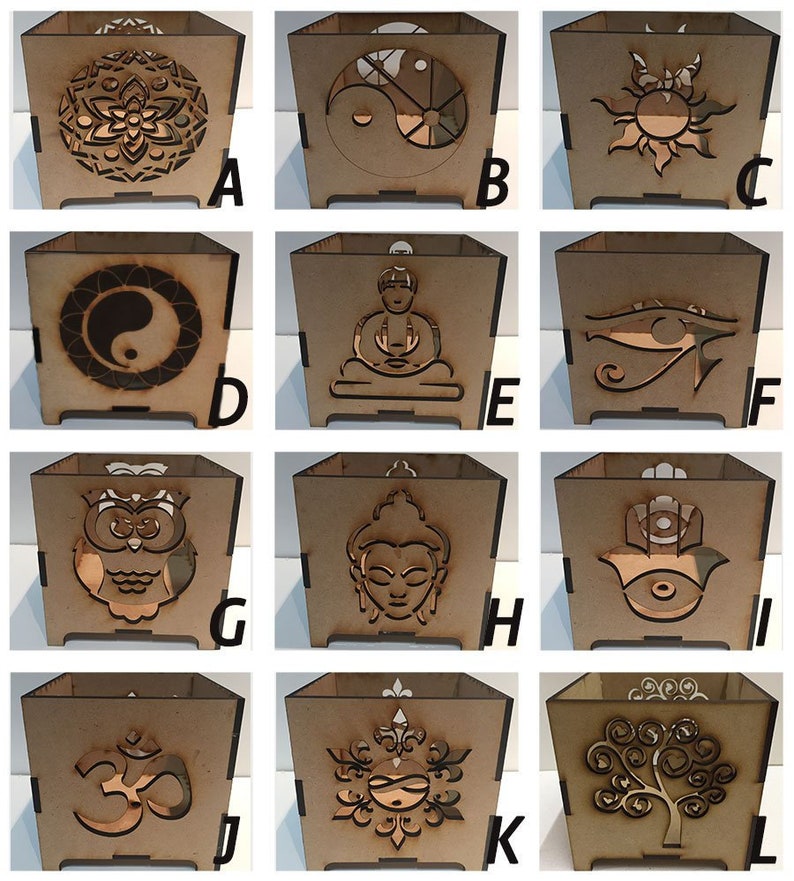 Vector de corte láser lámpara de corte láser archivo de - Etsy España