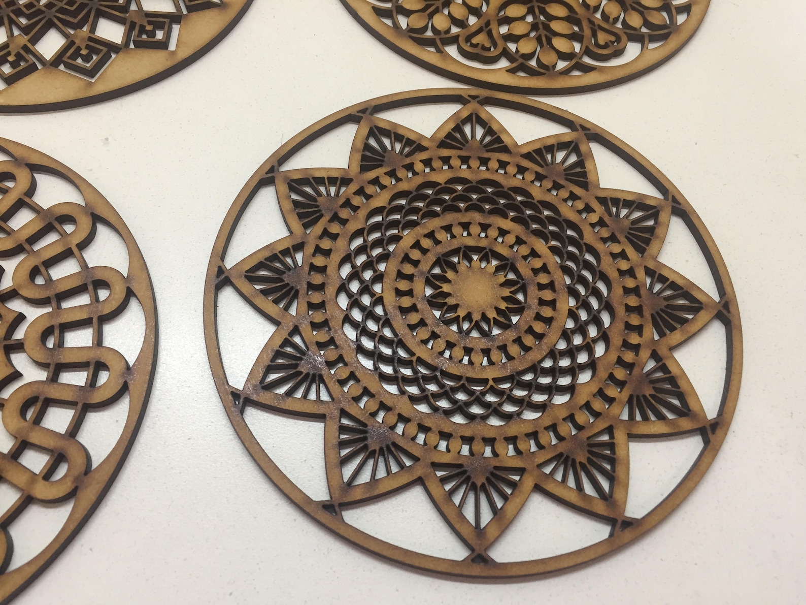 Laser Cut Vector, Mandala Design, Laser Cut, 9 Mandala Designs for ...