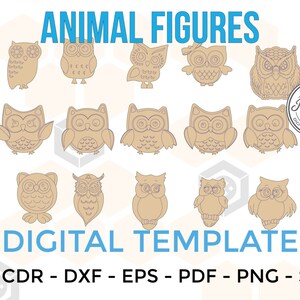 TIERE für LASERCUT geschnitten Dateien Clipart Silhouette Dxf Eps Png ...
