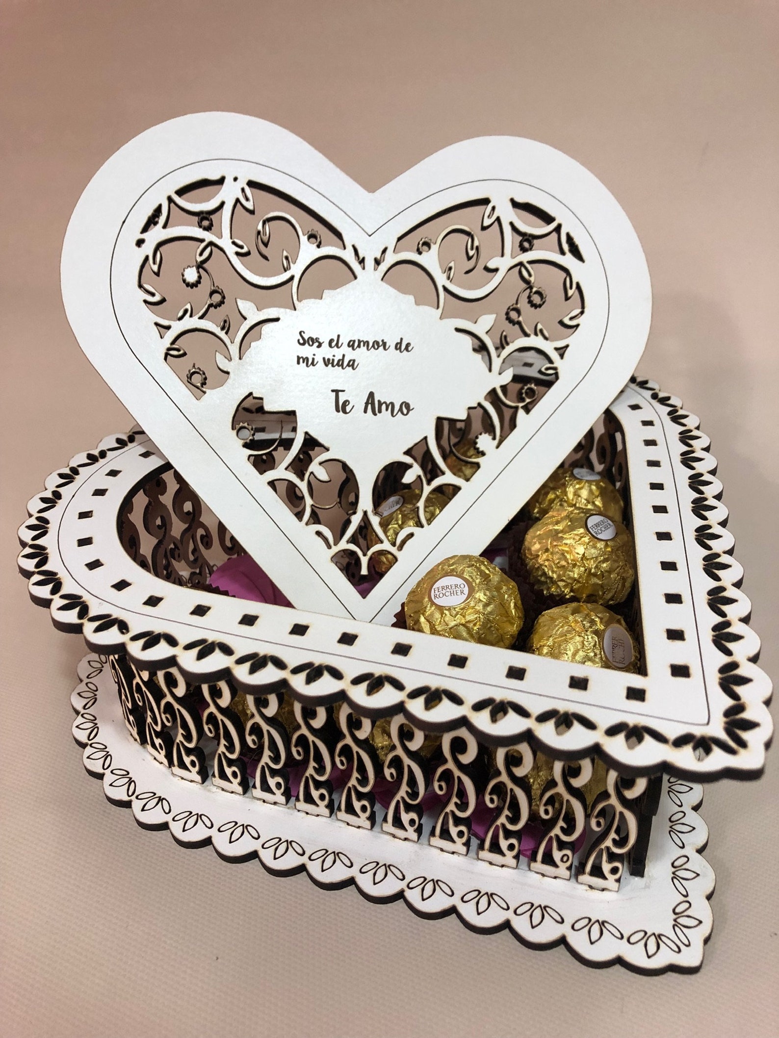 Laser Cut Heart Box Laser Cut Laser Cut Vector Vector - Etsy