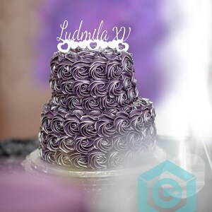 Laser Cut, Cake TOPPERS for Laser Cut or Cnc Router, CAKE TOPPERS Files ...