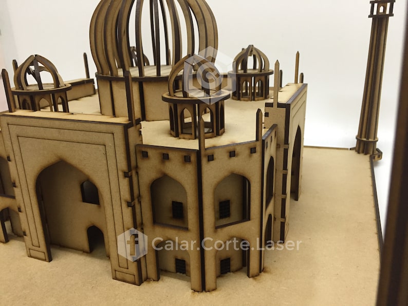 Laser Cut Vector FILE Cdr Dxf Eps for Laser Cut or Cnc Router TAJ MAHAL ...