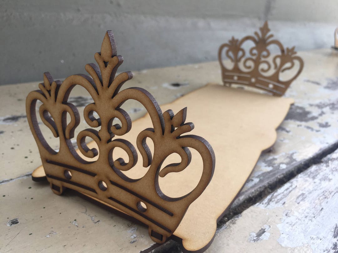 Laser Cut Vector FILE Cdr Dxf Eps for Laser Cut or Cnc Router CROWN ...