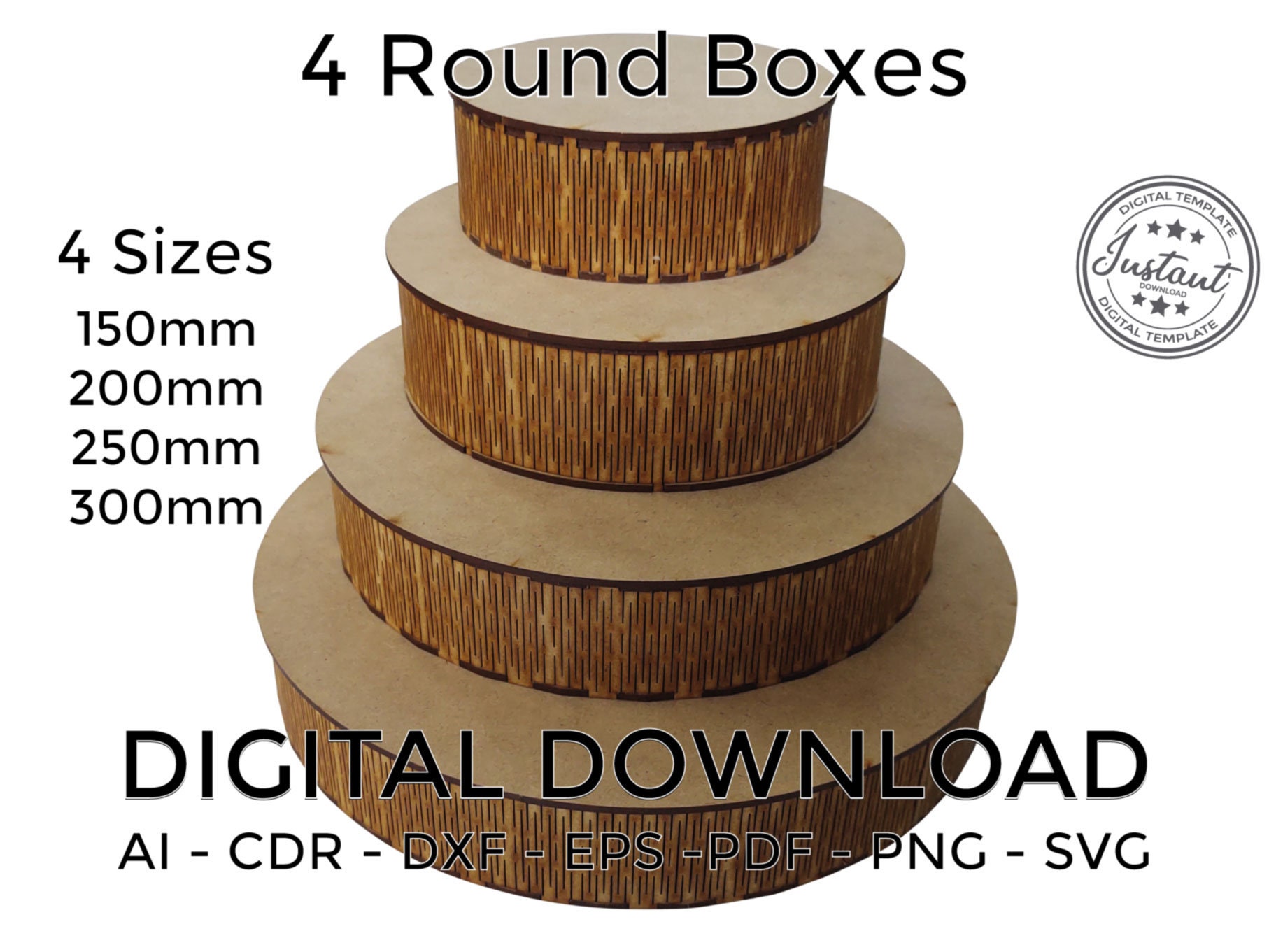 Laser Cut Vector FILE Cdr Dxf Eps for Laser Cut or Cnc Router | Etsy Canada