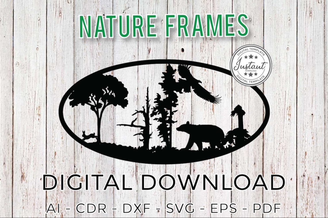 Nature Frames, Wild Nature Laser Cut, Laser Cut Patterns, Laser Cut ...