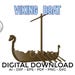 Viking Boat Laser Cut Model - Wooden Viking Boat DIY Kit - Historical ...