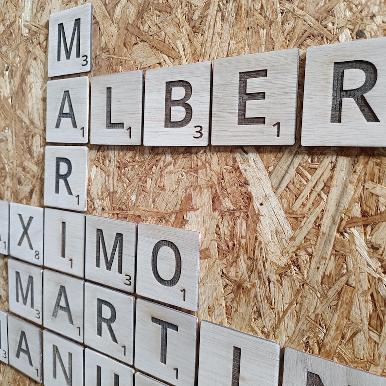 Wooden Scrabble Letters – Customize Your Creative Projects With Laser ...
